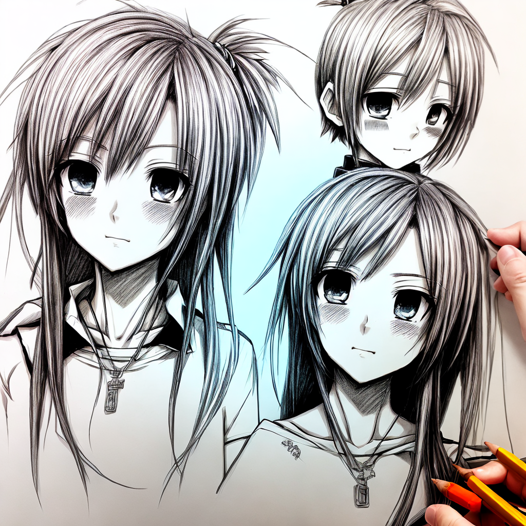 Drawing anime style