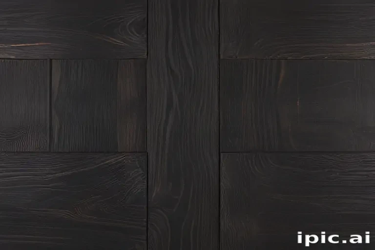 Elegant Dark Wood Flooring with Rich Texture and Subtle Grain Patterns.