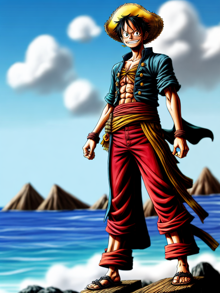 Luffy becoming the pirate king