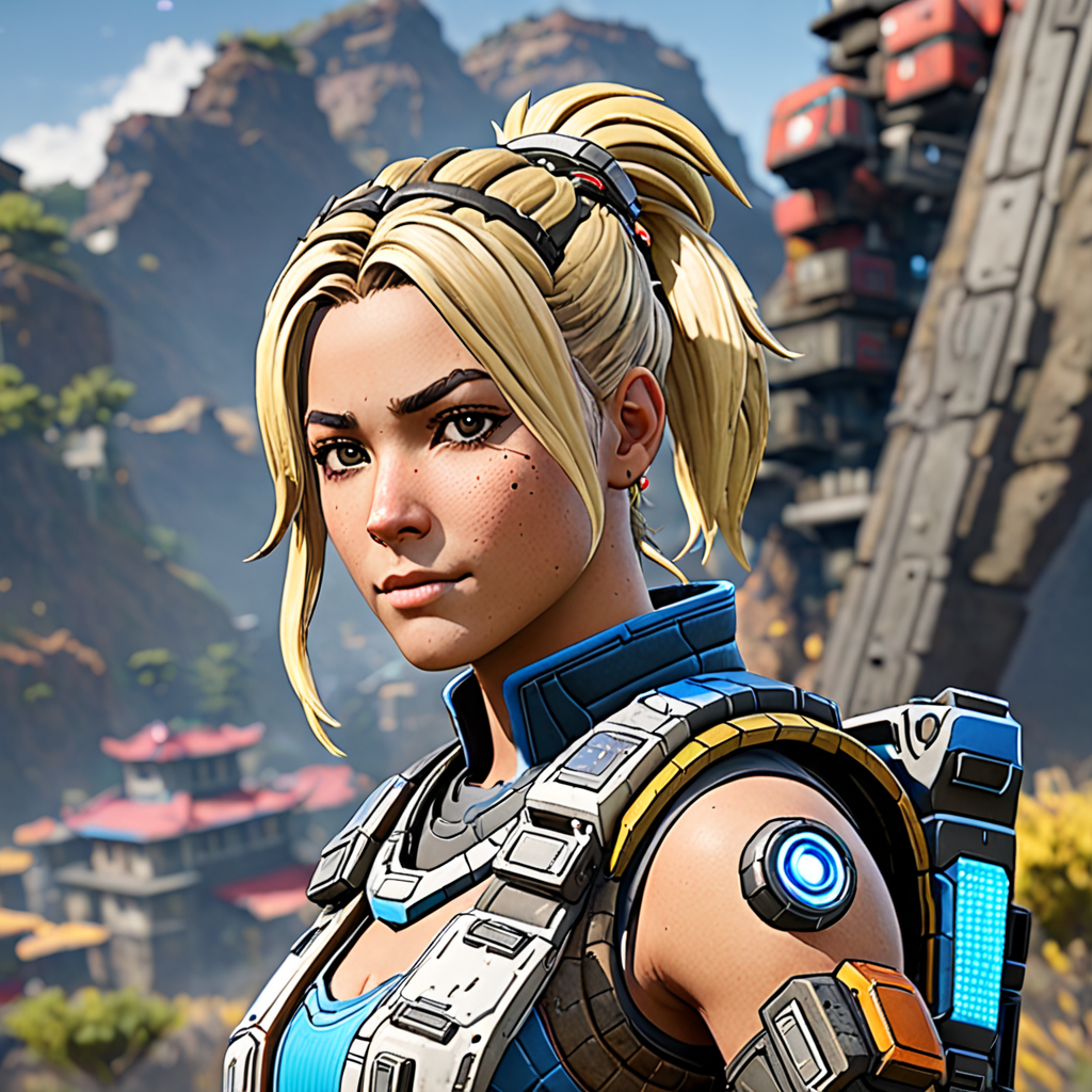 Apex legends wattson blonde hair