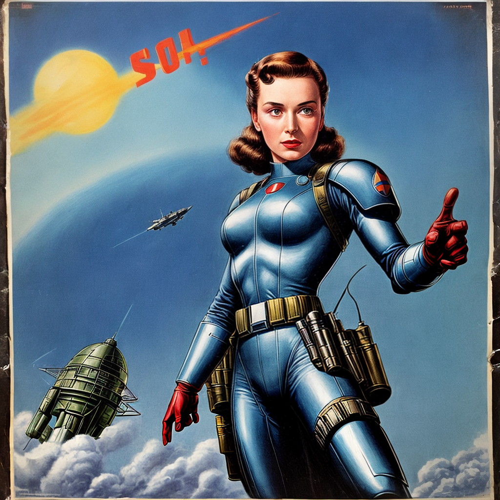 sci fi ww2 movie poster