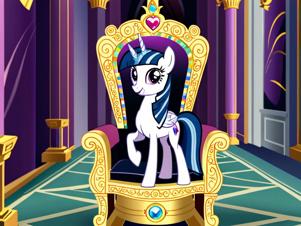 mlp pony alicorn twilight sparkel princess crown canterlot throne room