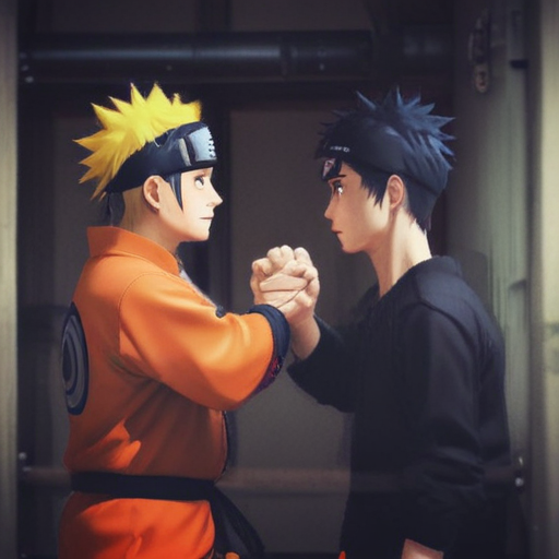 Naruto Fist Bumping Kuruma