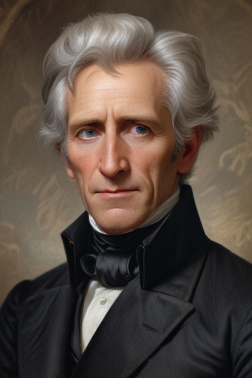 andrew jackson face front one side good