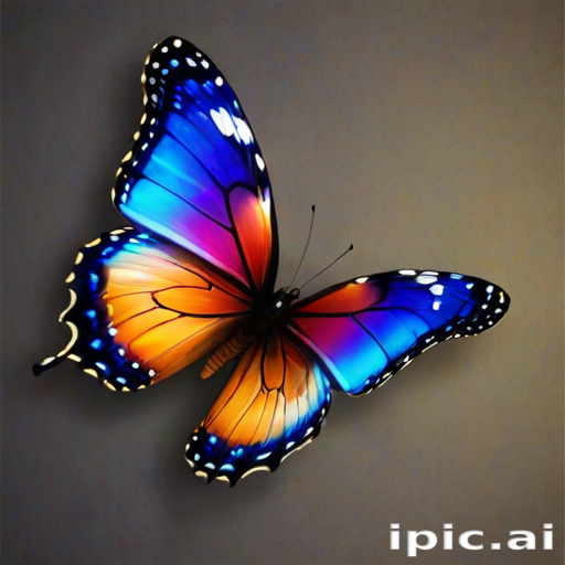 A Vibrantly Colored Butterfly Displaying Stunning Patterns and ...