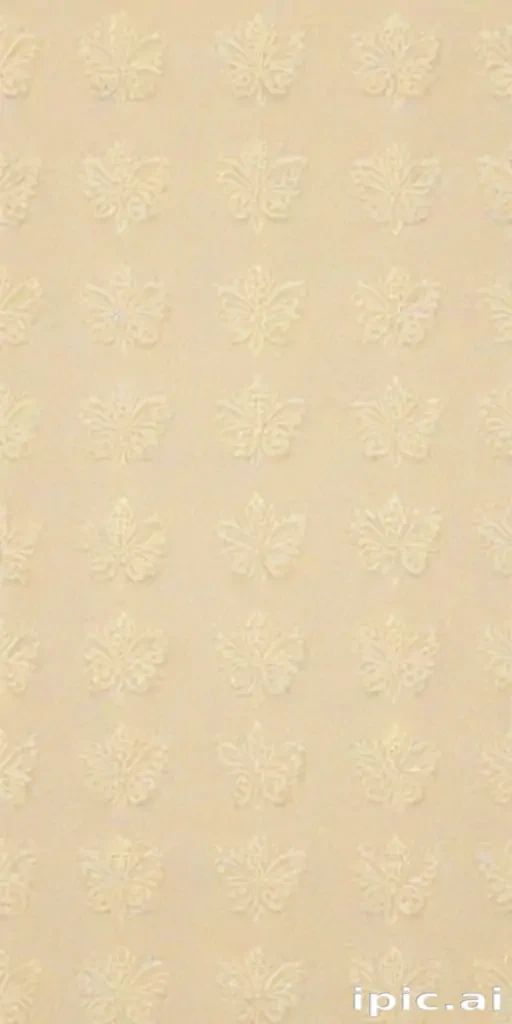 Elegant Pattern of Subtle Butterflies on a Creamy Background Texture.