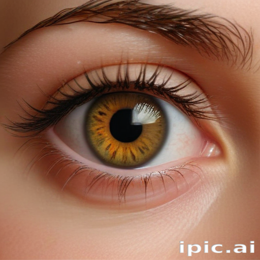 Close-Up of a Stunning Human Eye with Unique Color and Detail