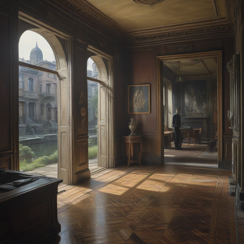 piranesi lake trompe l´oeil roman moebius leaving the picture roy batty ...