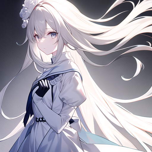 a pale humanoid creature with no mouth or nose but two empty black eyes