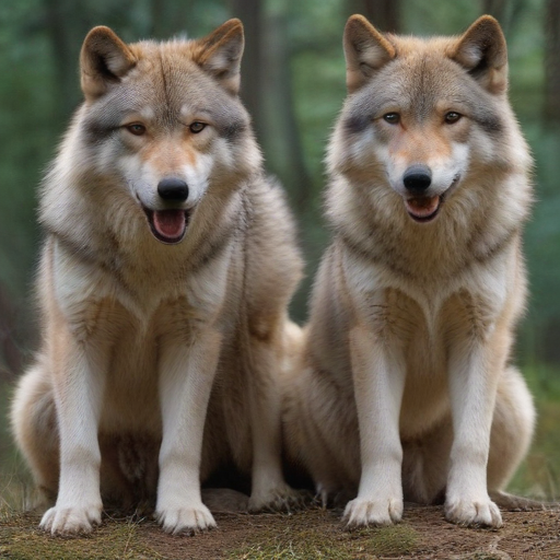 A clan of talking wolves