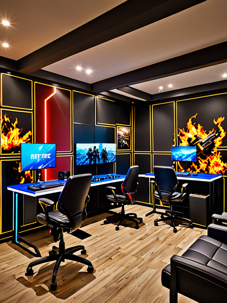 Free fire gamer room