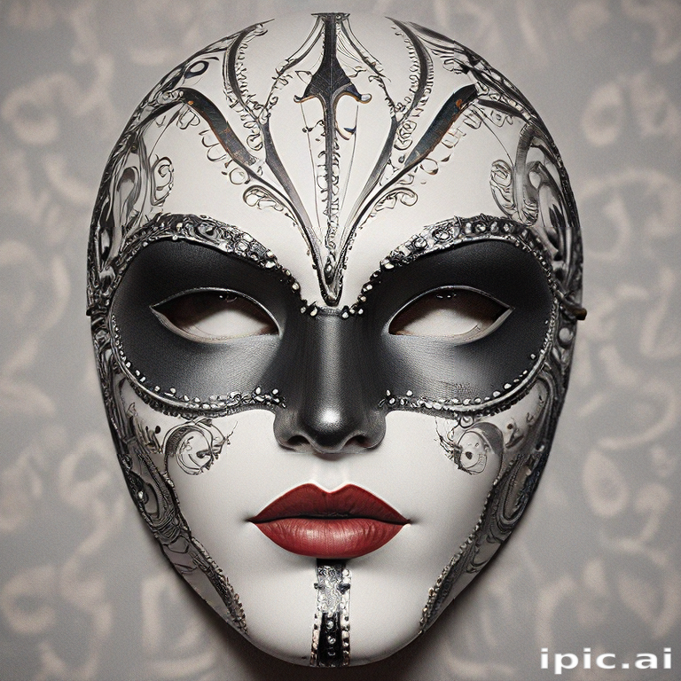 Intricately Designed Masquerade Mask Showcasing Elegant Artistry and ...