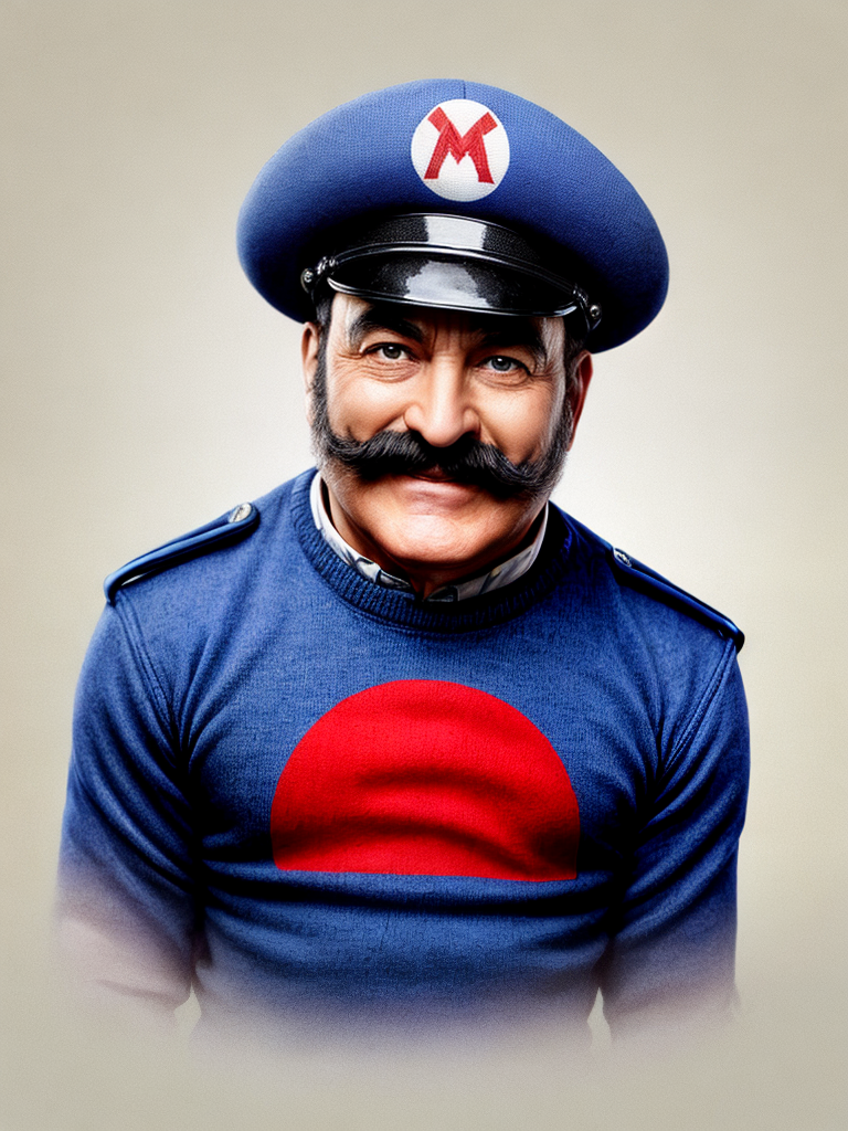 evil british mario becomes the dictator