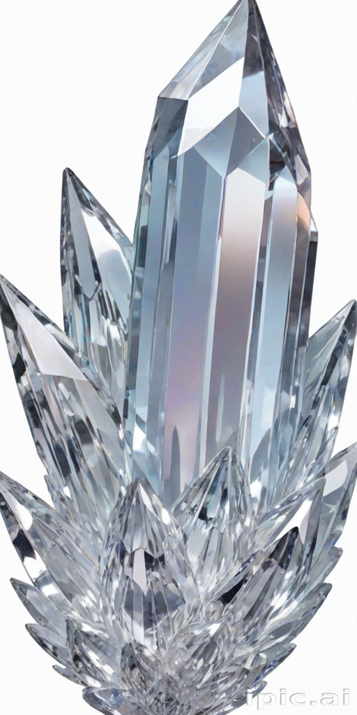 Beautifully Crafted Crystal Sculpture Reflecting Light with Stunning ...