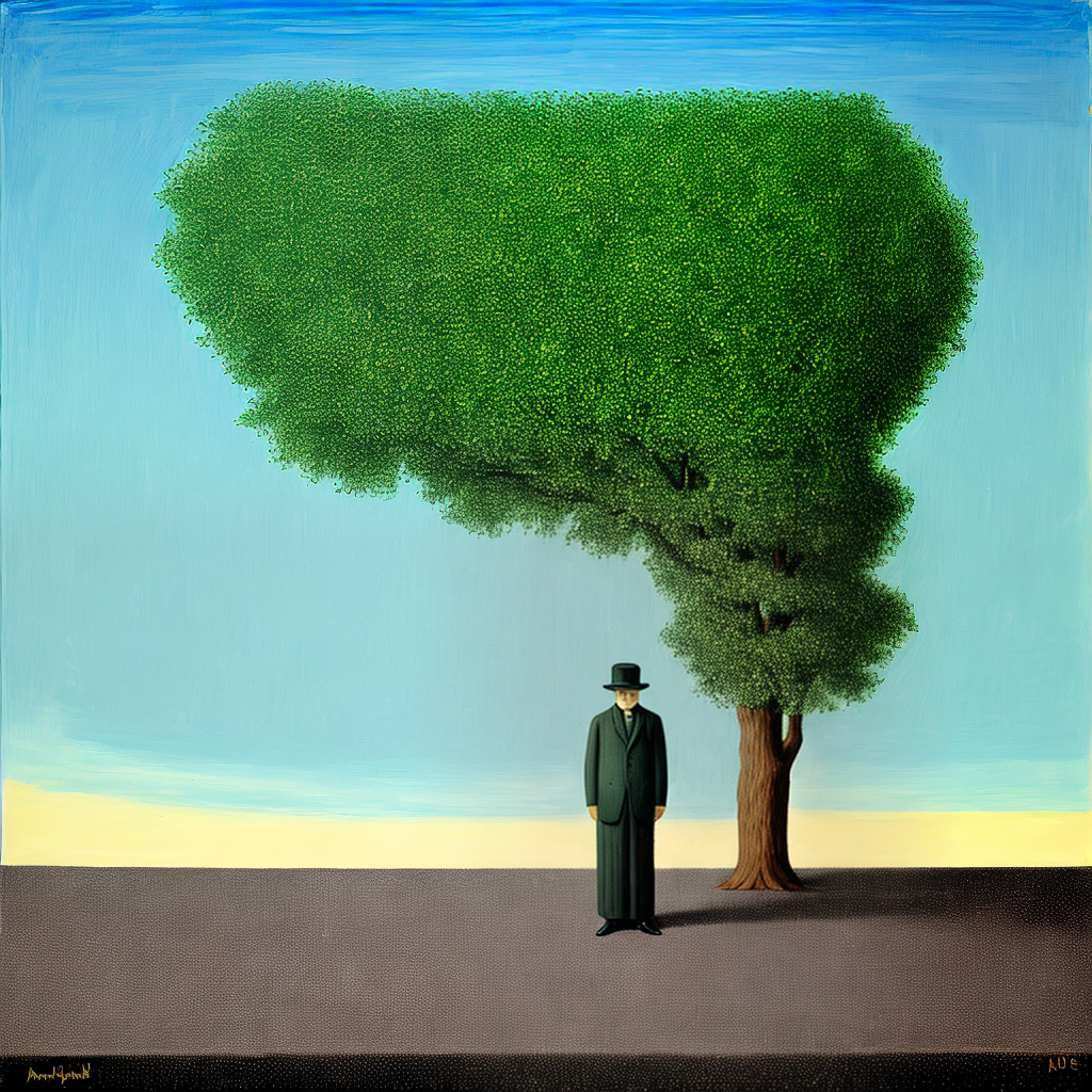 Magritte painting