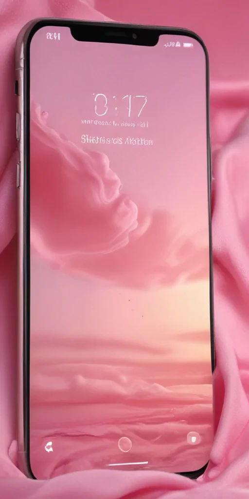 Stunning Pink Phone Wallpaper Featuring Dreamy Clouds and Serene Atmosphere