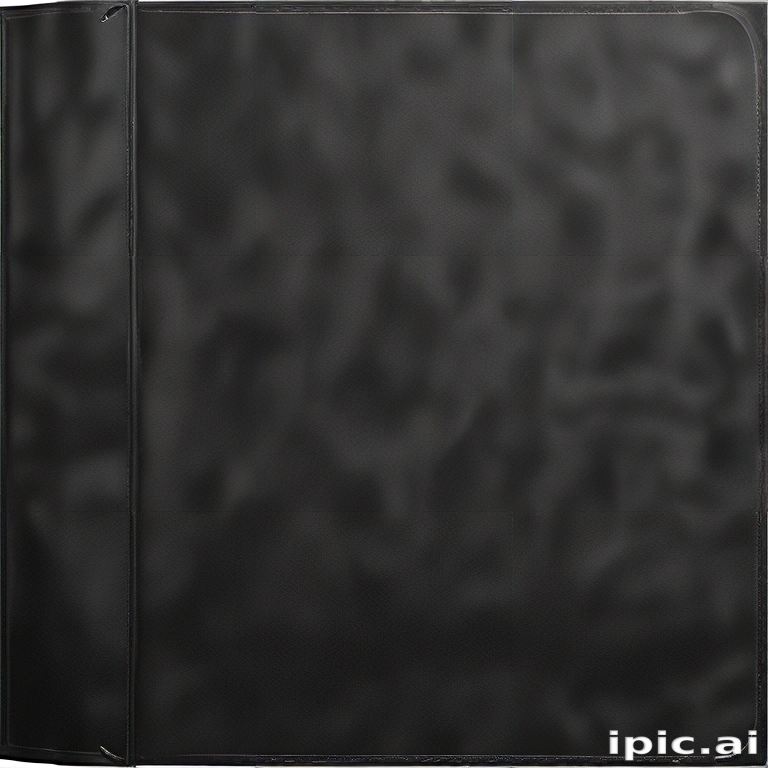 An Elegant Black Folder Designed for Organizing Important Documents and ...