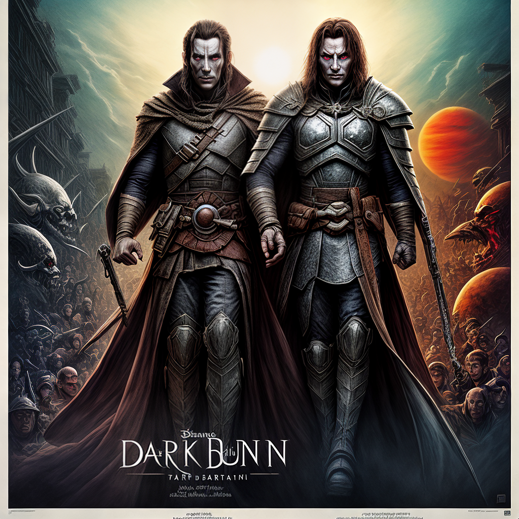dark sun art movie poster