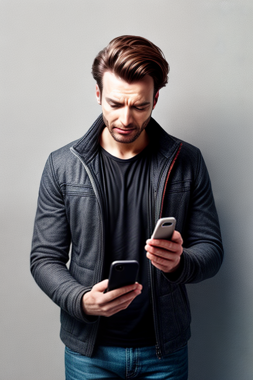 Man locked in cellphone