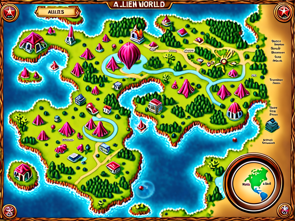 alien world map