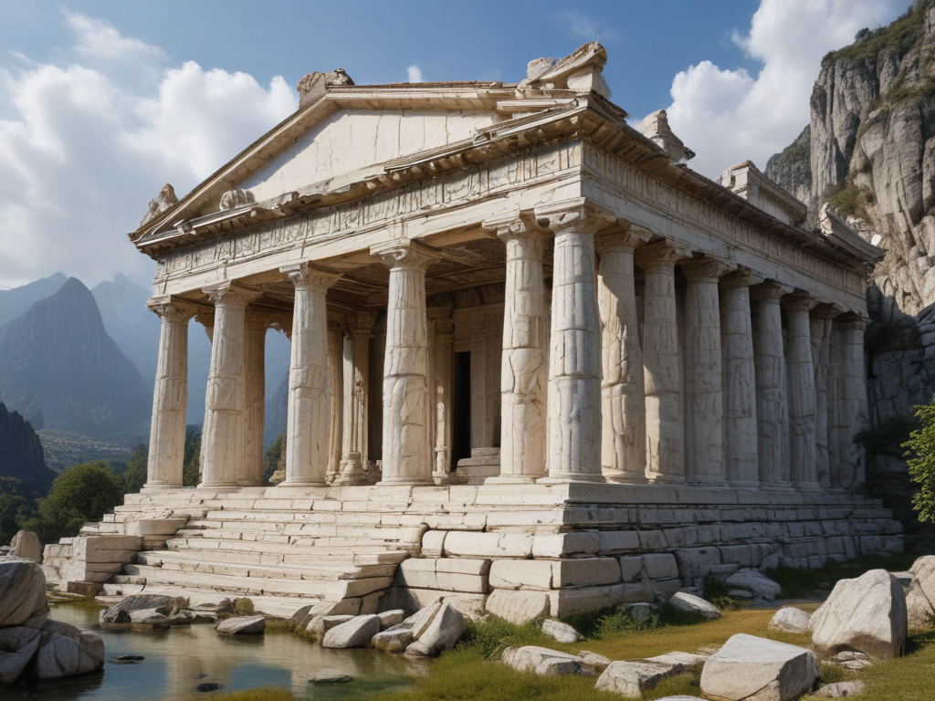 transcendent heavenly fantasy world with very diversely overgrown ...