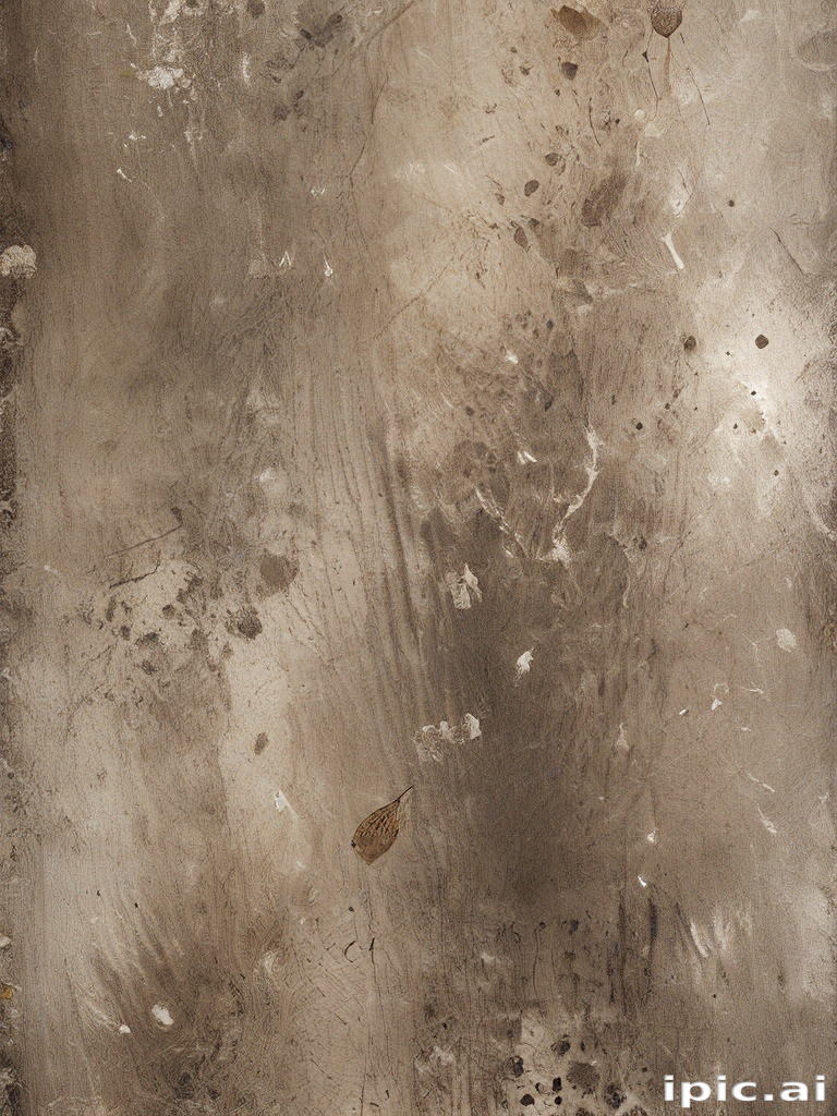 Abstract Texture of Weathered Metal with Unique Patterns and Colors