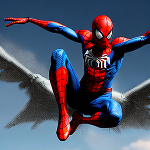 spider-man with a eagles jersey on