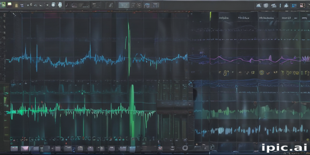Visual Representation of Sound Waves and Audio Editing in Digital Software