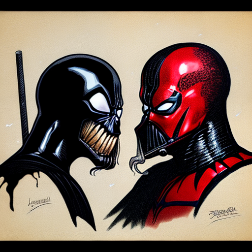 venom deadpool vs vader