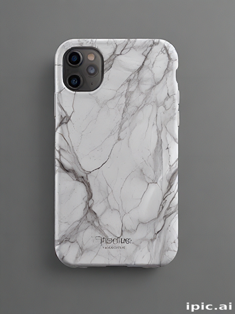 Elegant Marble-Patterned Phone Case for Stylish Protection and Durability.