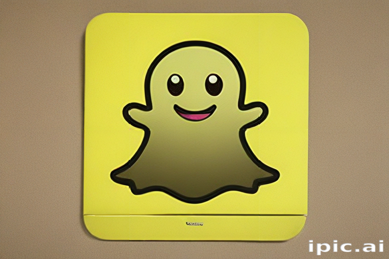 Playful Yellow Ghost Icon Representing Snapchat's Fun and Engaging ...