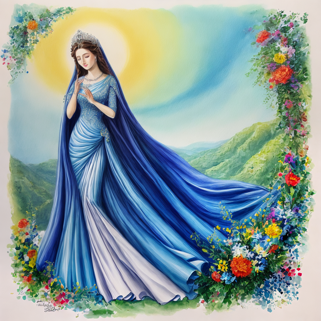 Gorgeous, Prettiest, Elegant Holy Goddess Art