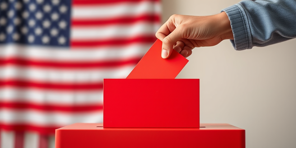 Participating in Democracy: Casting a Vote in the United States Election
