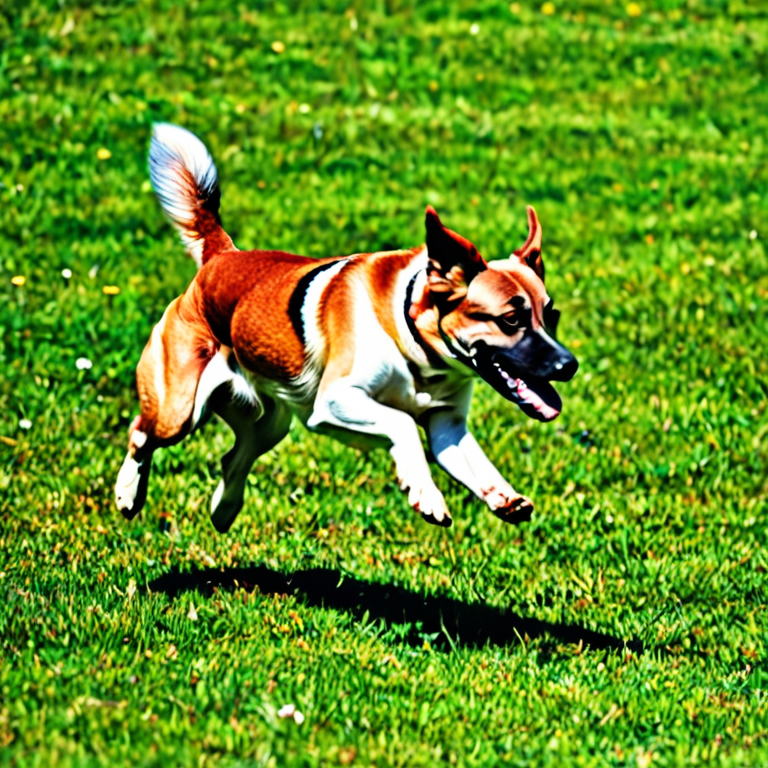 A flying dog