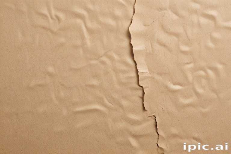 Textured Surface with a Subtle Tear Revealing a Smooth Background