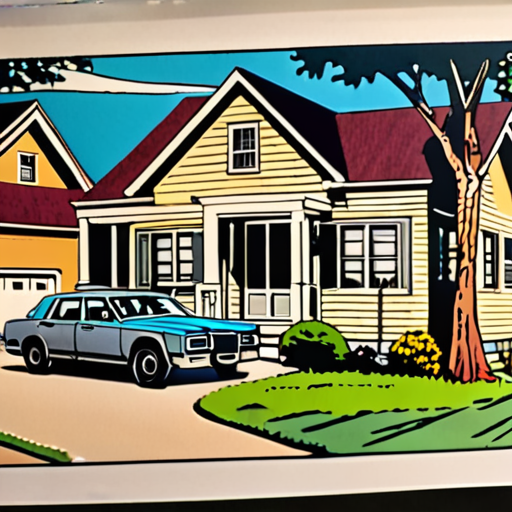 DEA Raids suspect house, comic book style