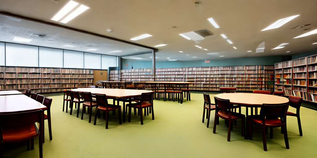 a space that combines a library, cafeteria and Japanese anime store ...