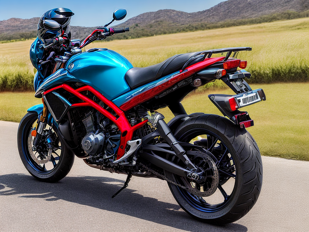 Moto honda hornet pc34 blue motorcyclist