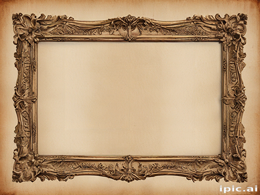 Ornate Vintage Frame Ready for a Beautiful Custom Artwork Display