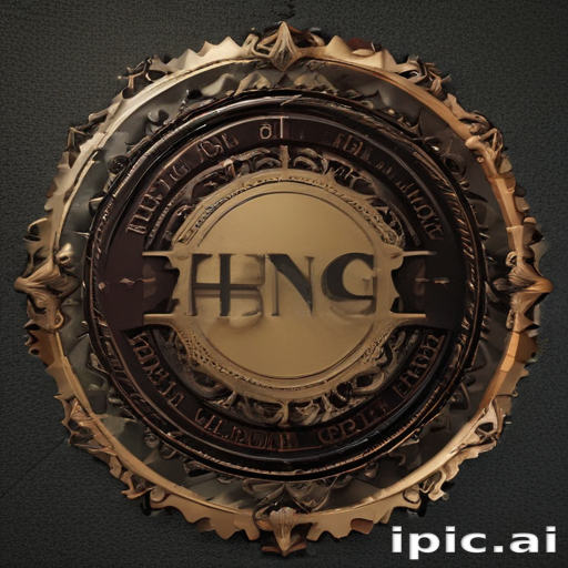 Intricate Emblem Featuring the Letters HNG in a Decorative Design