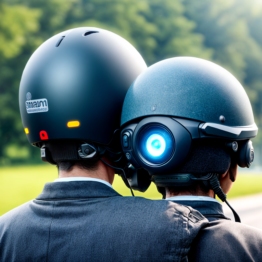 Smart Helmets: Equipped with integrated displays, communication systems ...