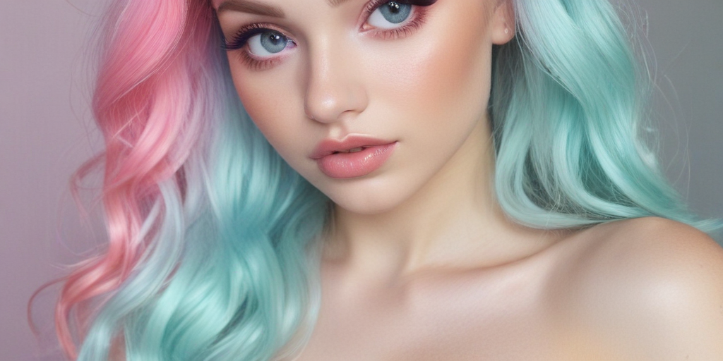 icy pastel mermaid