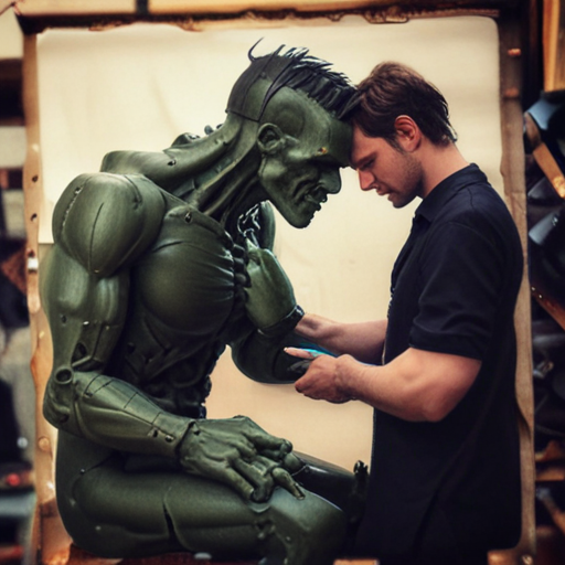 Victor Frankenstein being obsessed with creating his creature