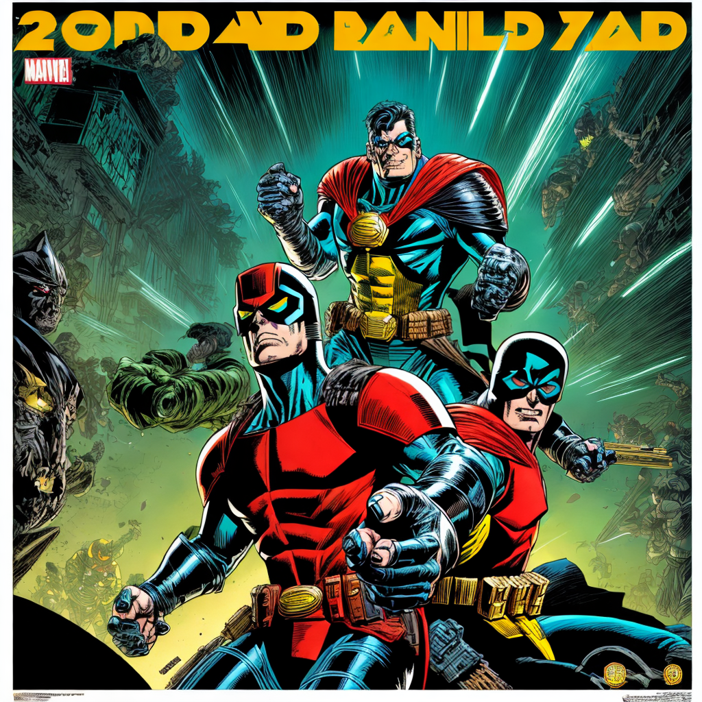2000 ad comic poster
