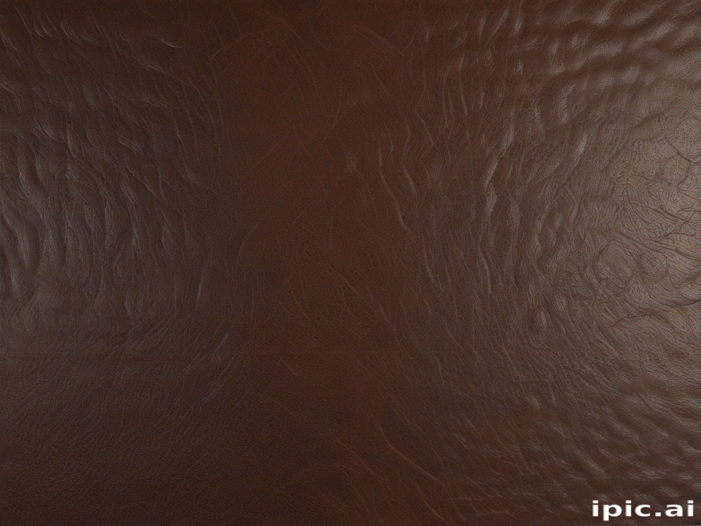 Rich, textured brown leather surface perfect for upholstery or design ...