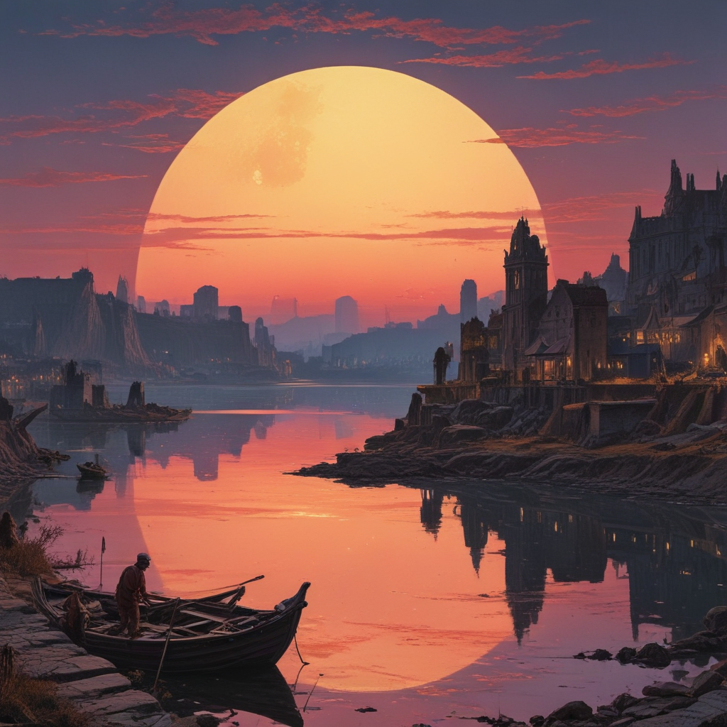 roman empire jean giraud moebius oniric landscape piranesi lake ...