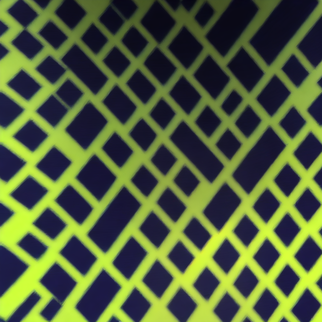 A dark, tessellated geometric pattern in the style of mondrian, where ...