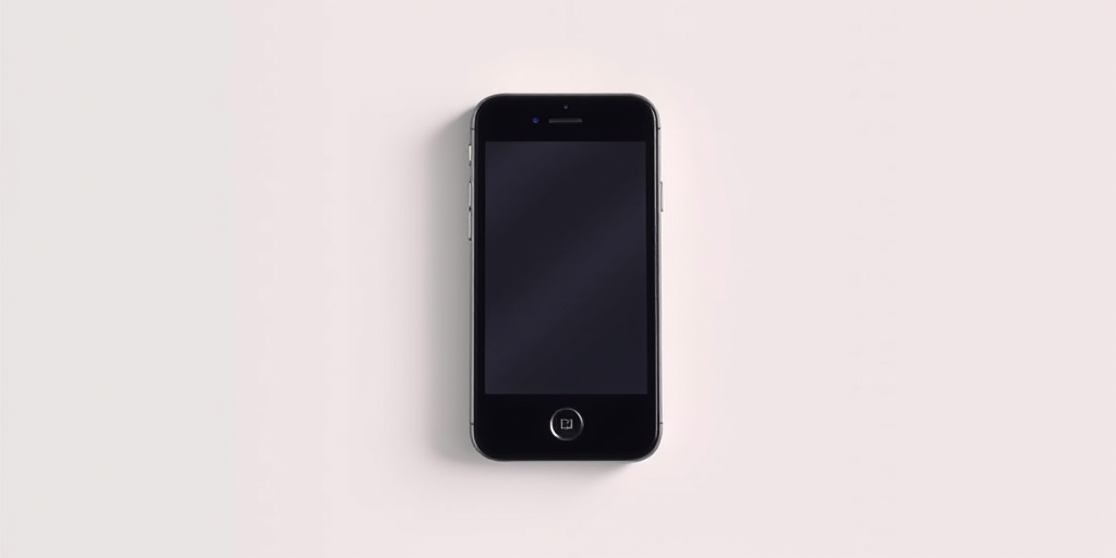 Create a high-resolution vector graphic of an abstract retro mobile phone with a sleek design ...