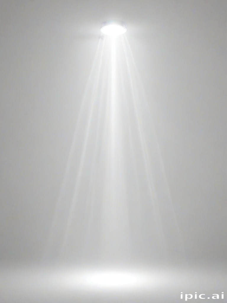 Bright Beam of Light Illuminating an Empty Space in a Minimalist Setting