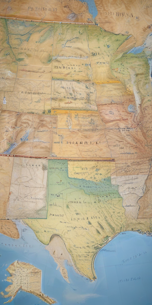 Detailed Historical Map of the Southern United States with Major ...